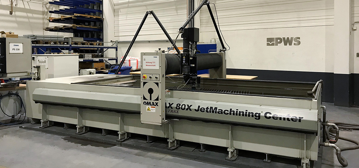 Acquirement of a Water-Jet Construction | PWS Presswerk Struthütten